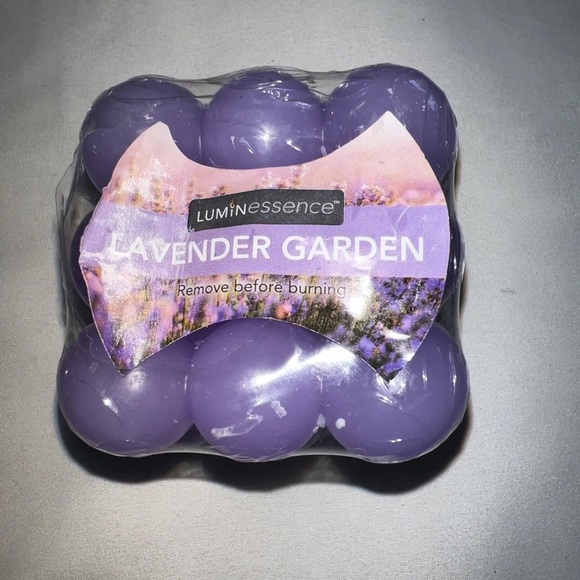 Luminess | Accents | Lavender Garden Scented Square Candle Single Wick ...